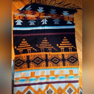 Native American | Accessories | Woven Native American Wrap Shawl Or ...